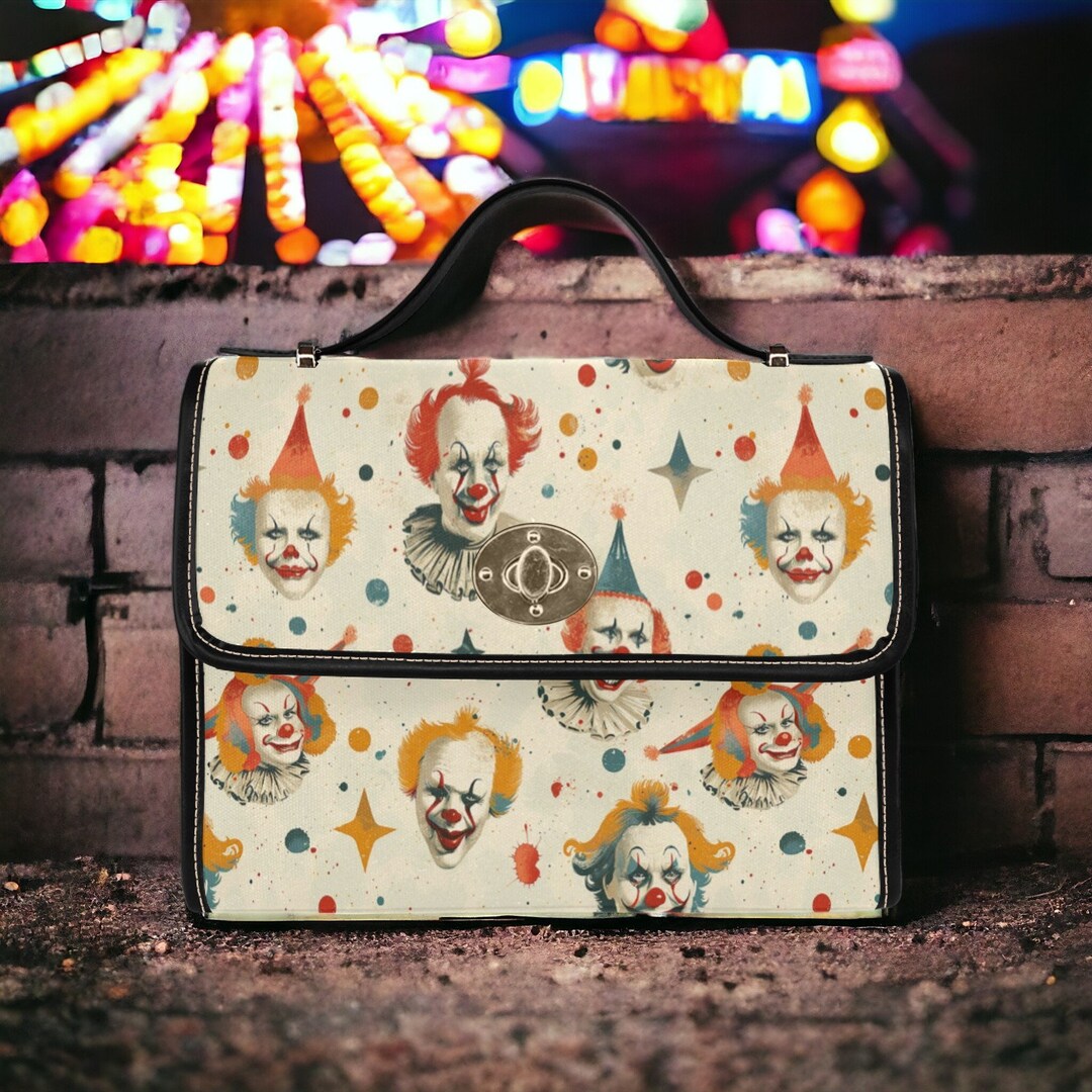 Clowncore, Satchel, Canvas Crossbody Bag, Cross Body Bag, Novelty Purse ...