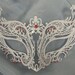 Royal Princess Masquerade Mardi Gras Metal Filigree Mask in Black With ...