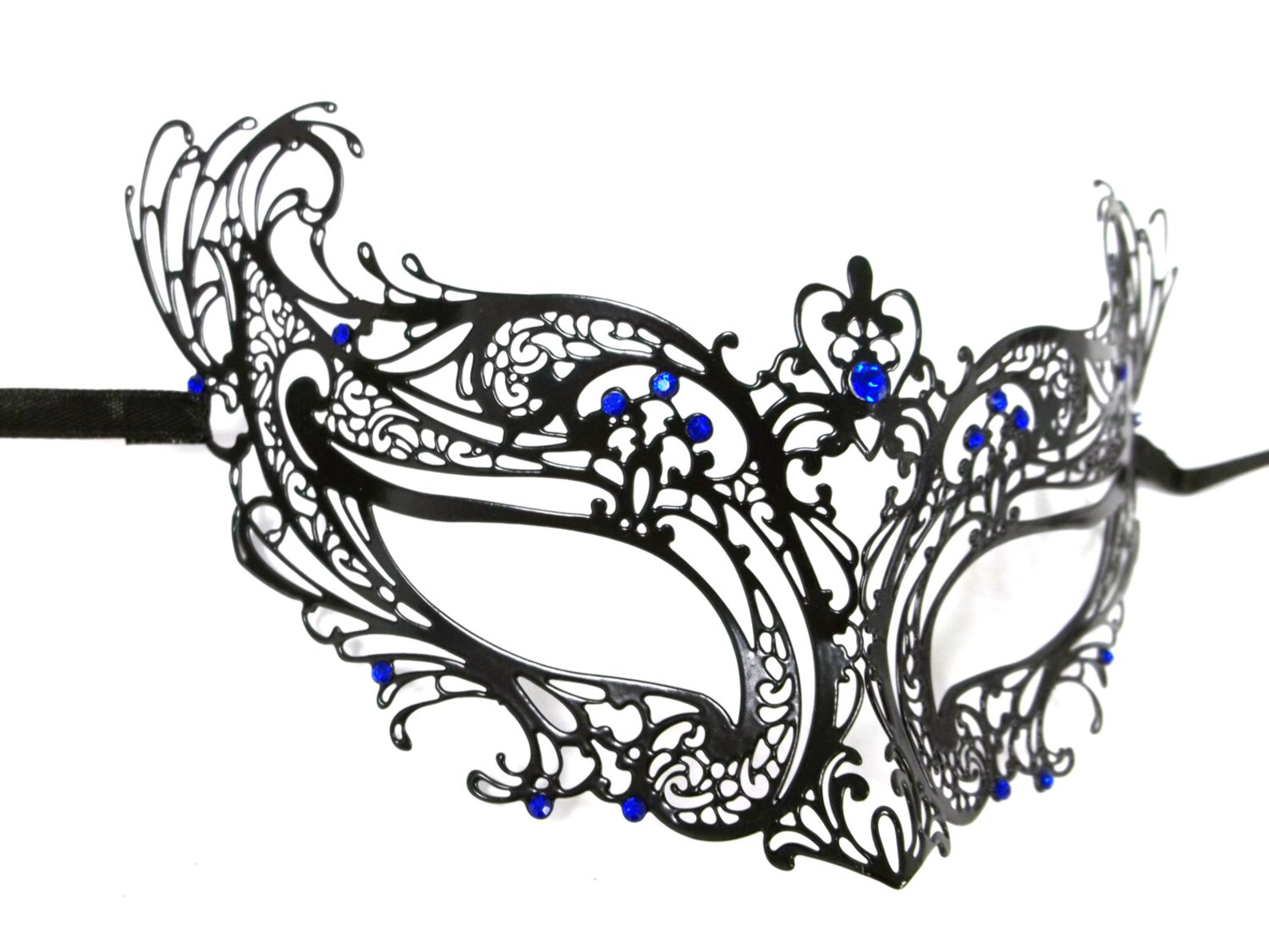 Royal Princess Masquerade Mardi Gras Metal Filigree Mask in - Etsy
