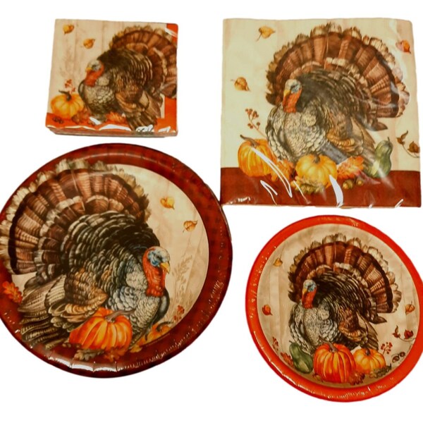 Turkey Plates - Etsy