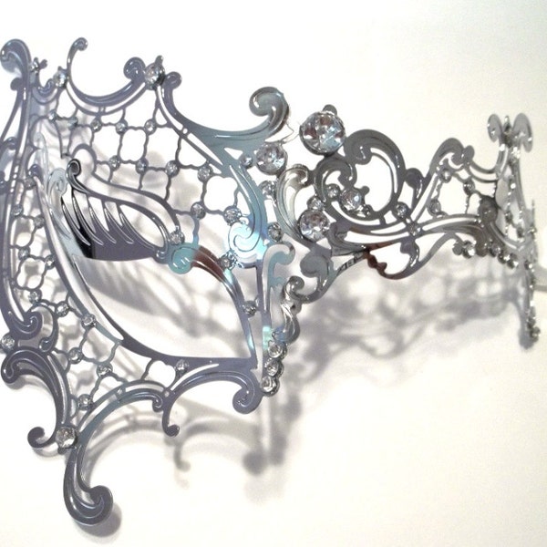 Metal Filigree Mask - Etsy