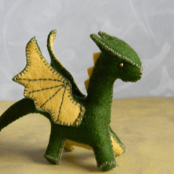 Felt Dragon - Etsy