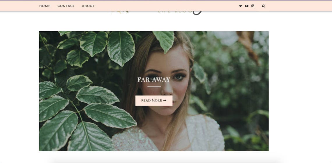 Penelope Blogger Template - Etsy