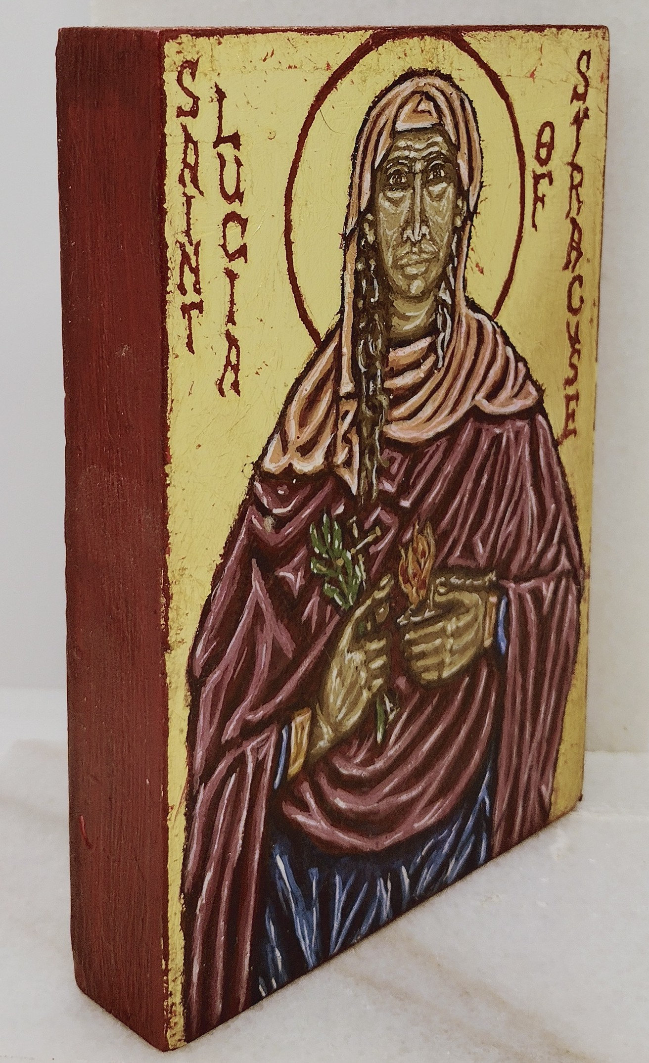Saint Lucia of Syracuse Orthodox Icon - Etsy
