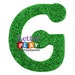 Digital Alphabet Letters A to Z - Green Glitter - Etsy