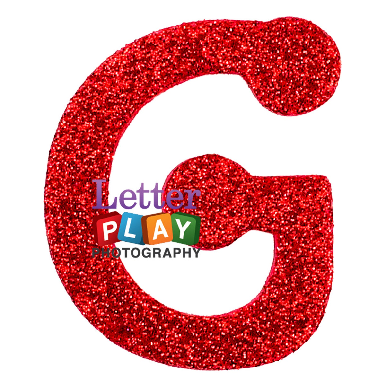 Digital Alphabet Letters A to Z - Red Glitter - Etsy