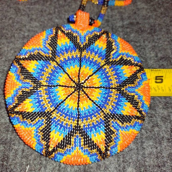 Beaded Medallion - Etsy