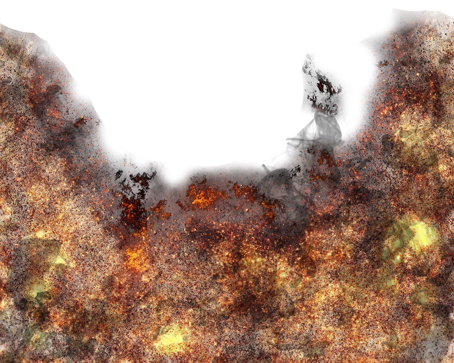 Fire Wall Background With PNG Fire Overlay - Etsy