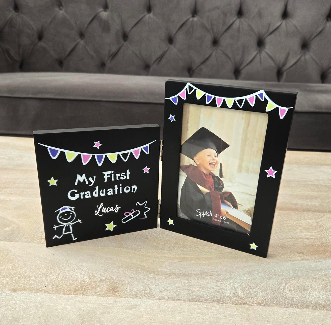 Personalized First Graduation Frame, Kindergarten Graduation Picture ...