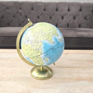 Graduation Globe Gift for Boy, Class of 2025, Blue Globe, Your ...