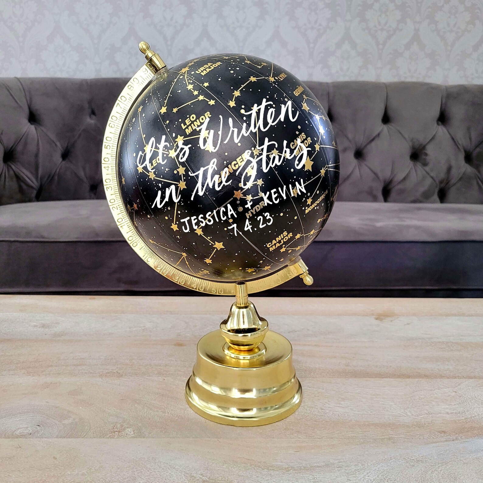 8" Zodiac Globe Graduation Gift, Class of 2024, Constellation Globe ...