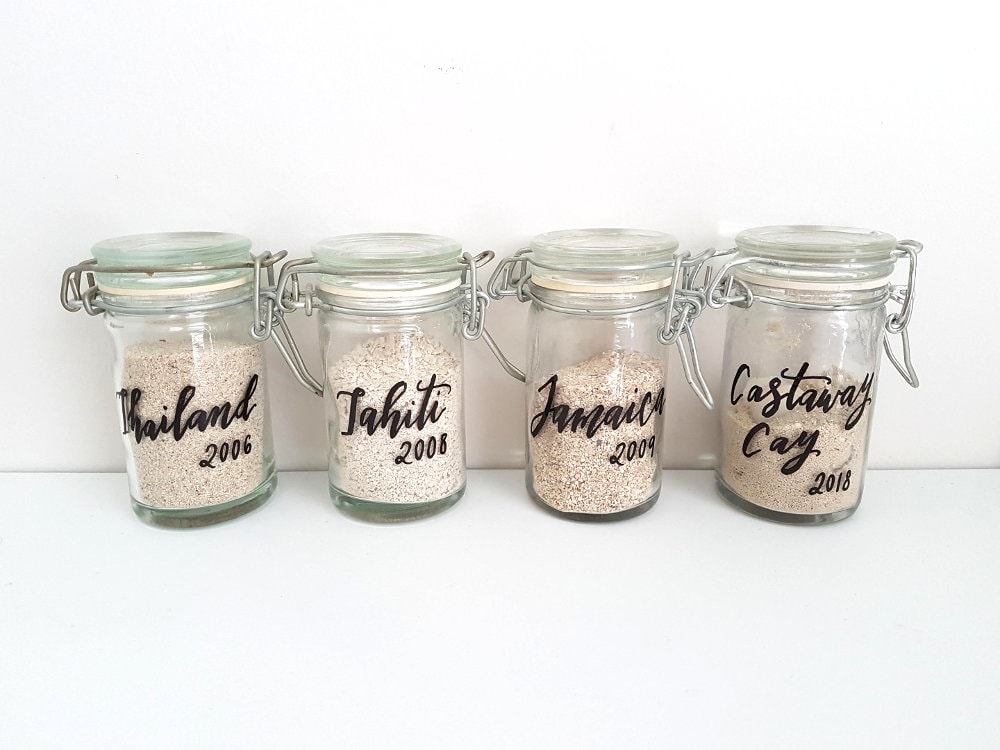 Medium SAND BOTTLE Sand Memory Bottle Vacation Sand Jar - Etsy Canada