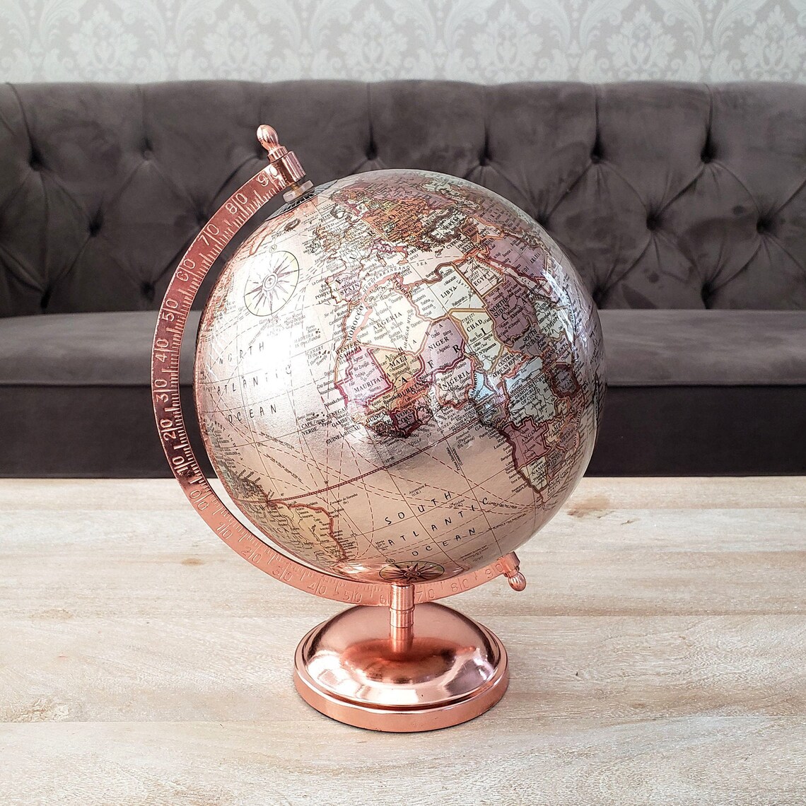 8 Graduation Globe Gift for Class of 2022 Rose Gold | Etsy