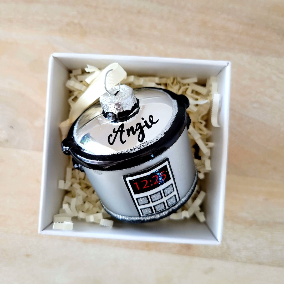Personalized Pressure Cooker Christmas Ornament, Quick Pot Gift for ...