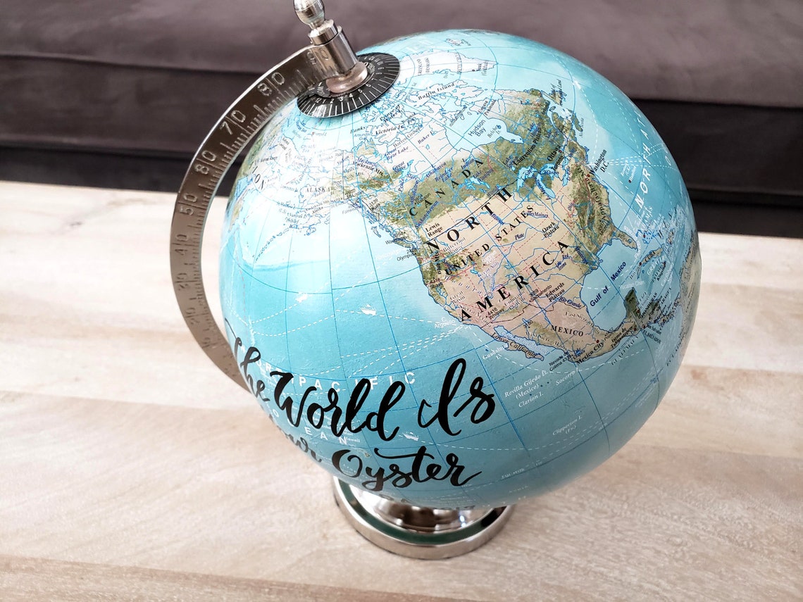 Graduation Globe Gift for Boy Class of 2023 Blue Globe the - Etsy