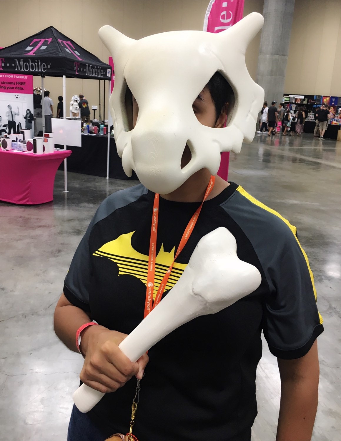 Cubone Mask and Bone Club Fully Painted and Padded Cubone | Etsy