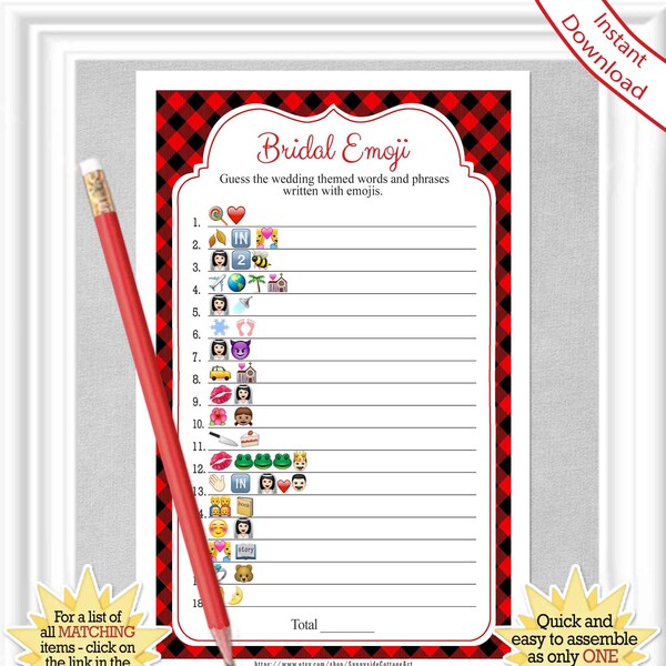 Winter Emoji Pictionary - Etsy