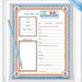 First & Last Day SCHOOL MEMORY PAGES in Red, White and Blue, Keepsake ...