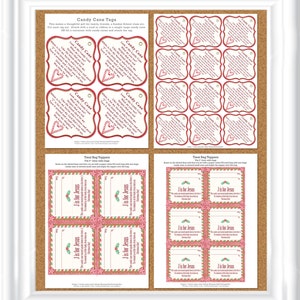 Christmas Toppers and Tags for Gifts, J is for Jesus Topper, Tags for ...