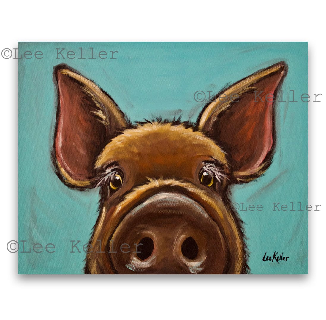 Cute Pig Paintings