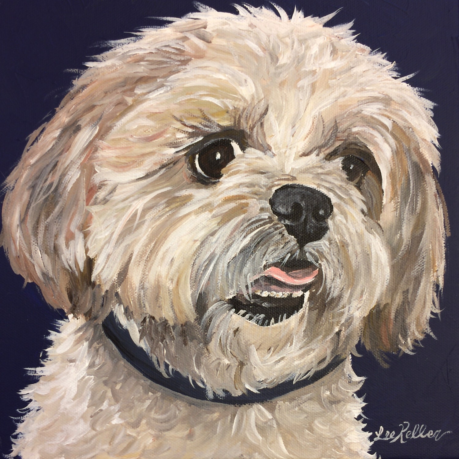 Shih Tzu art print from original painting Shih Tzu art print | Etsy