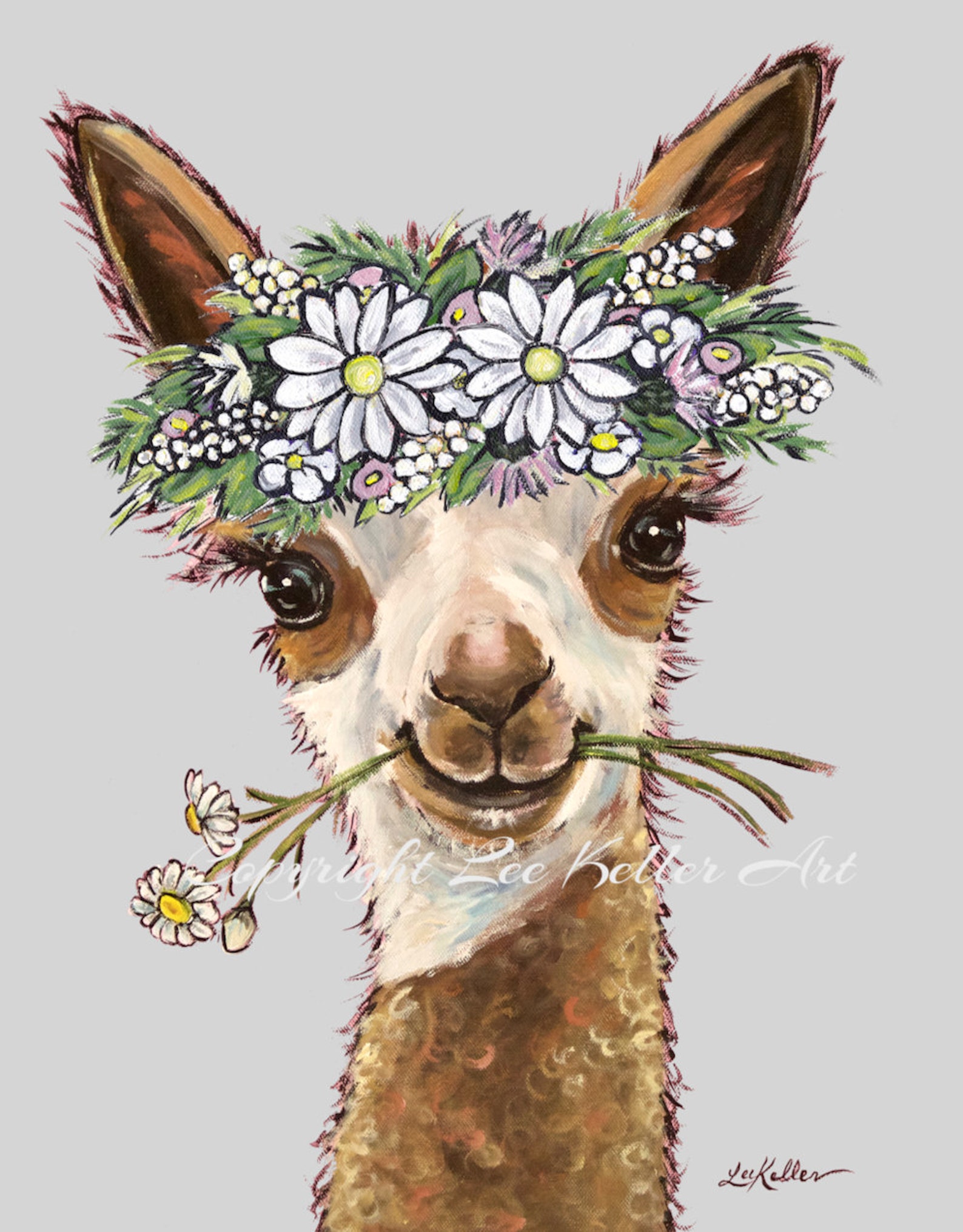 Alpaca Art Alpaca Decor. Alpaca Art Print Alpaca Canvas Art. | Etsy