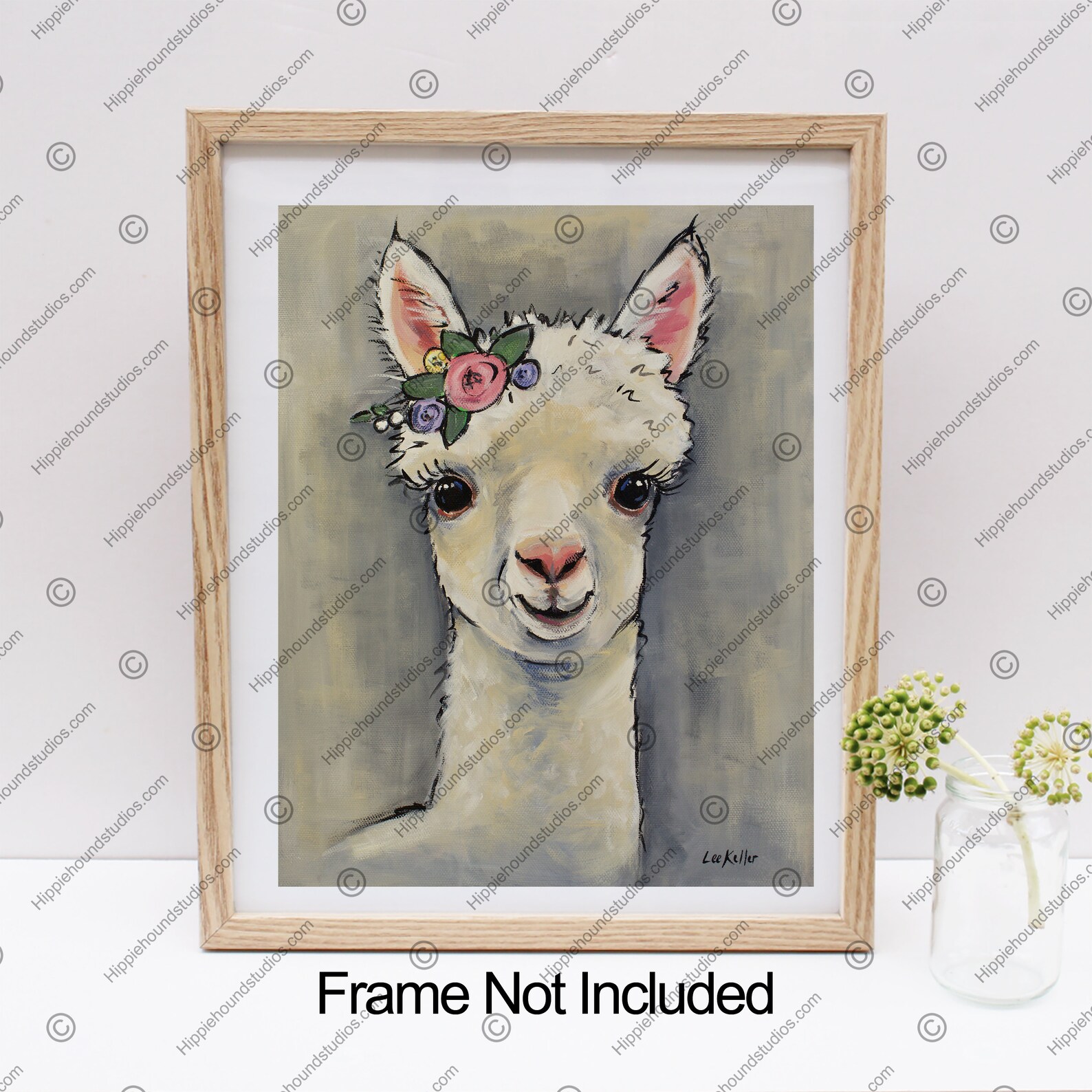 Alpaca Art Alpaca Decor. Alpaca Print Alpaca Canvas Art. - Etsy