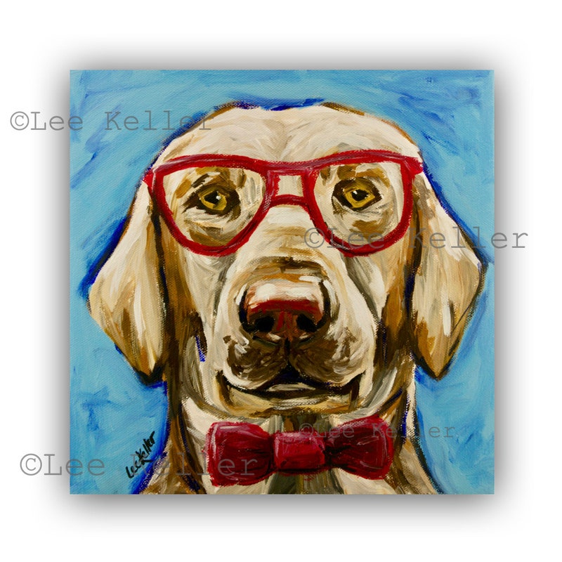 Yellow Lab Painting - Etsy