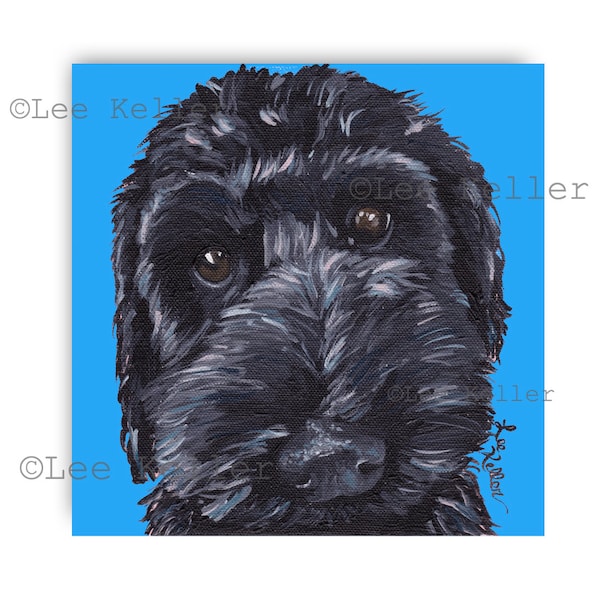 Labradoodle Art - Etsy