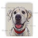 Yellow Lab Art Print, Fun Yellow Labrador Art on Canvas or Fine Art ...