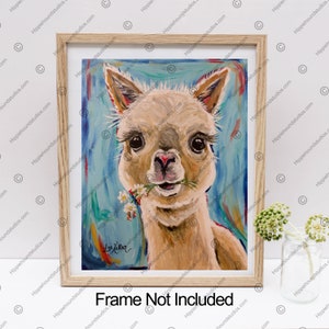 Alpaca Canvas Art Print Alpaca Art Alpaca Art Prints Alpaca - Etsy