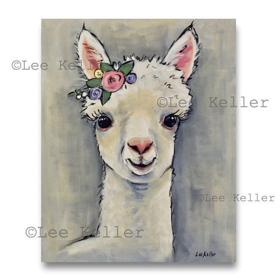 Cute Alpaca Art