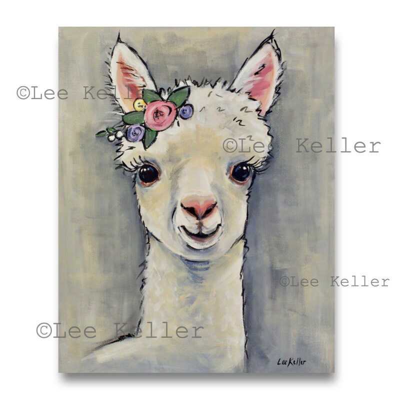 Alpaca Art Alpaca Decor. Alpaca Print Alpaca Canvas Art. - Etsy
