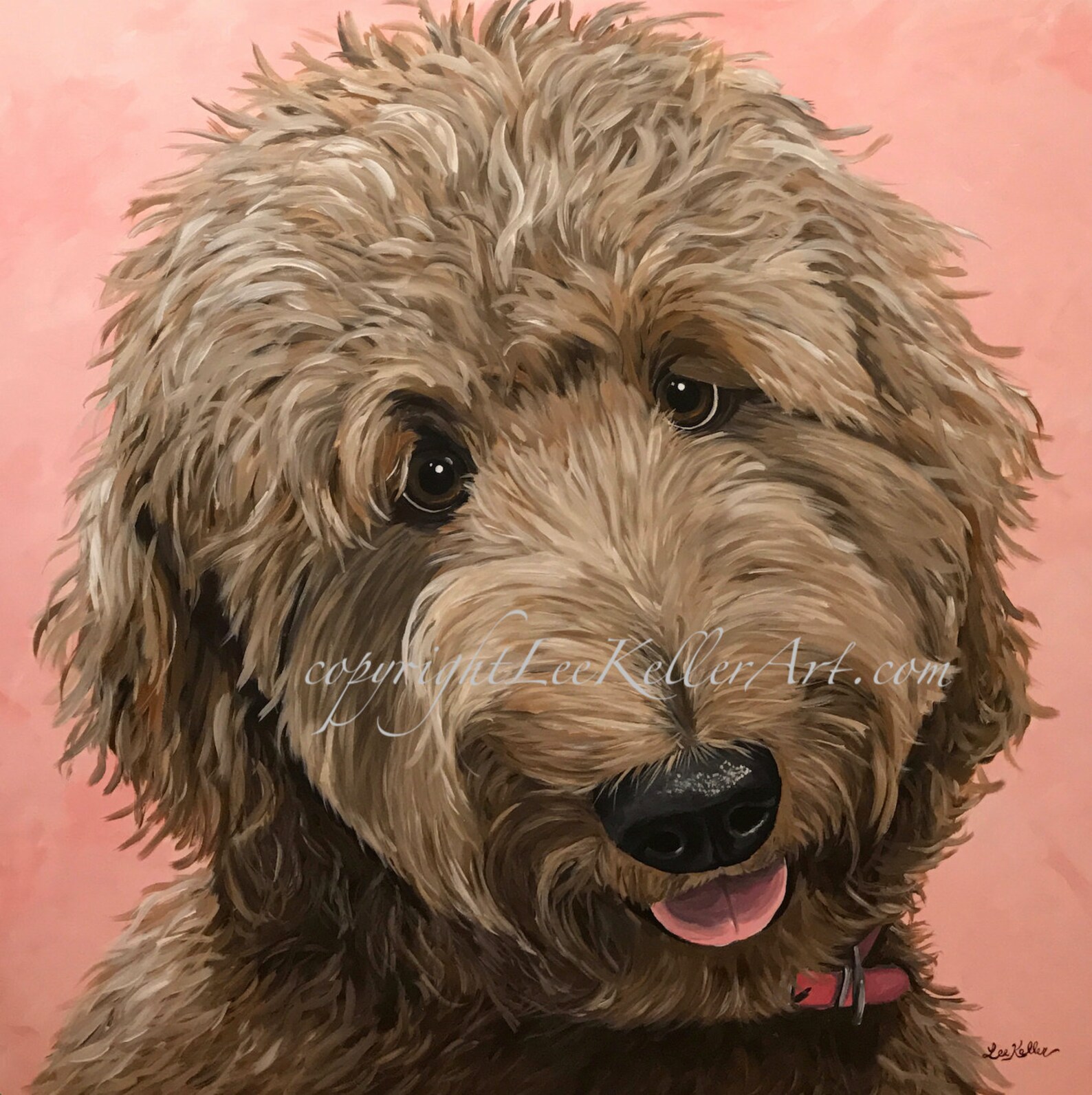 Goldendoodle Art Print Canvas or Archival Paper Options - Etsy