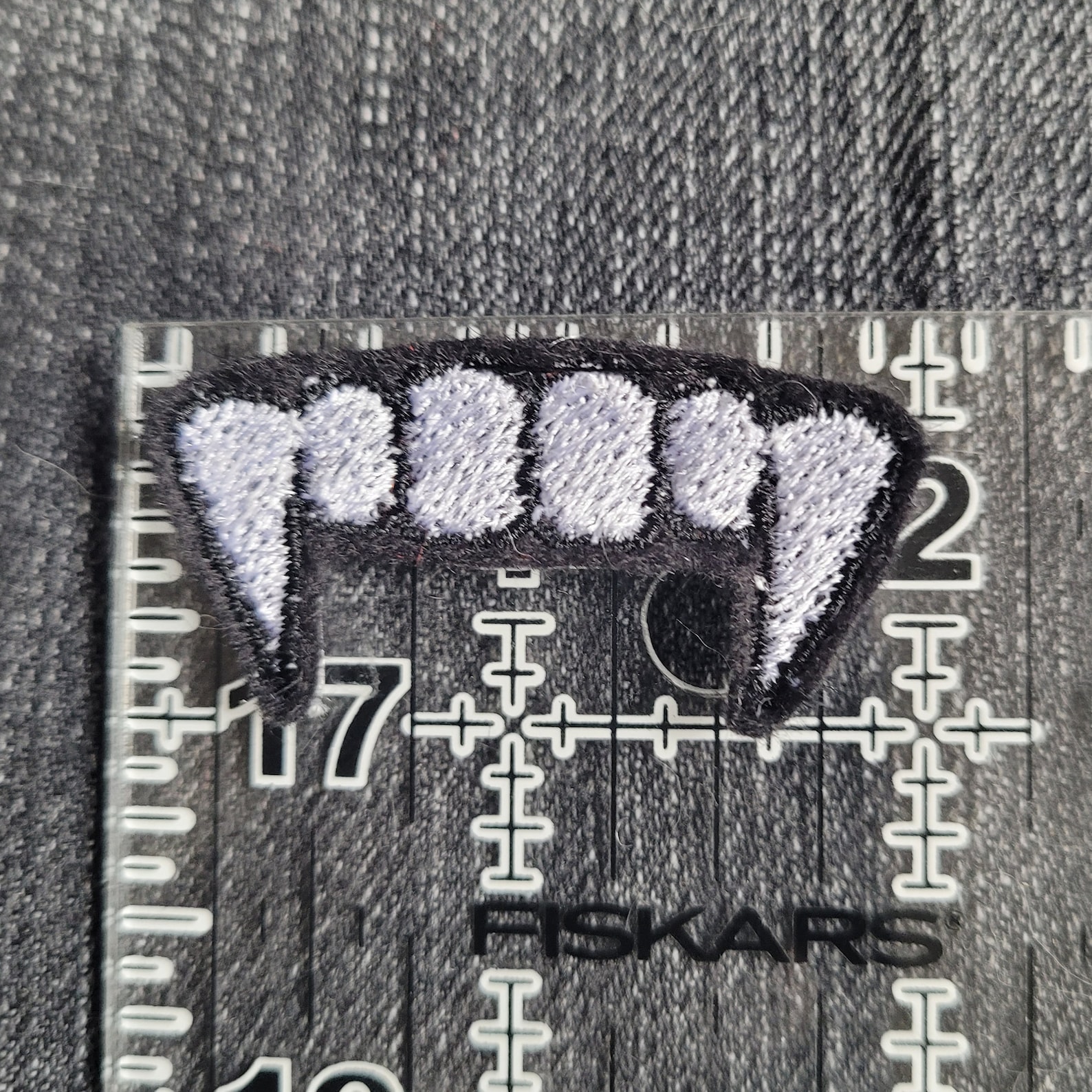 Vampire Fang Patch - Etsy