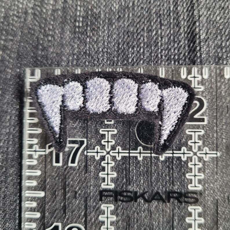 Vampire Fang Patch - Etsy