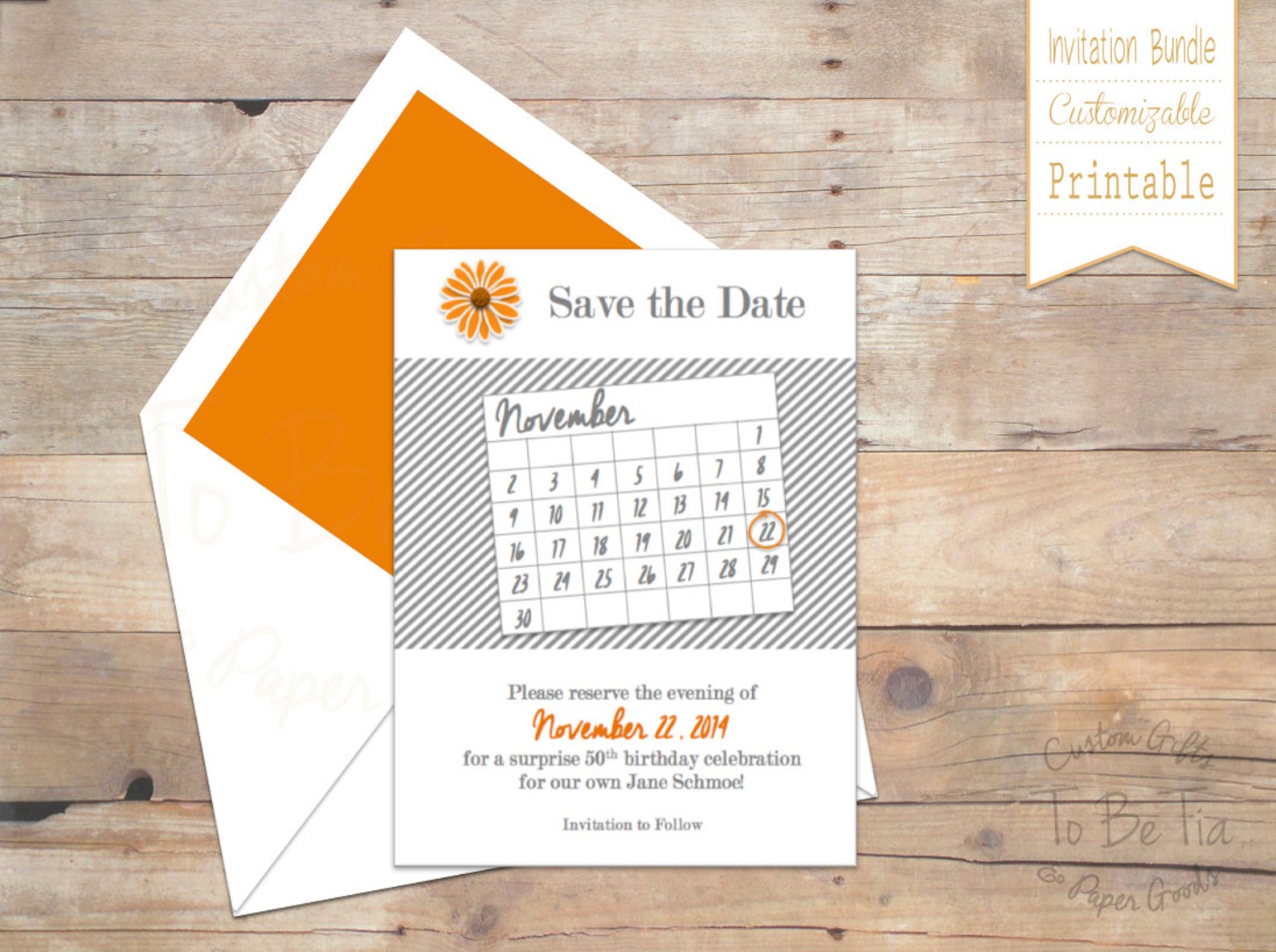 Printable Milestone Birthday/anniversary Party Invitation and - Etsy