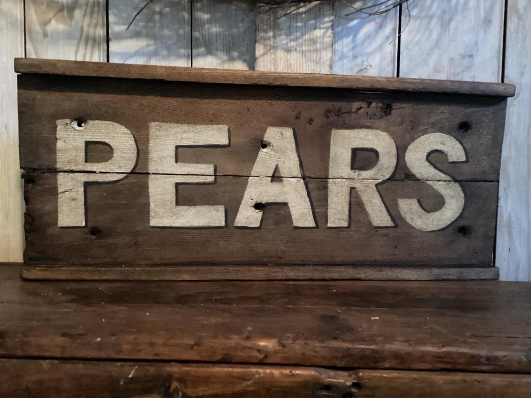 Pears Sign - Etsy
