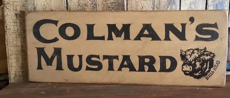 Coleman’s Mustard Sign - Etsy