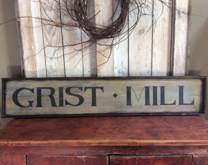 Grist Mill Sign - Etsy