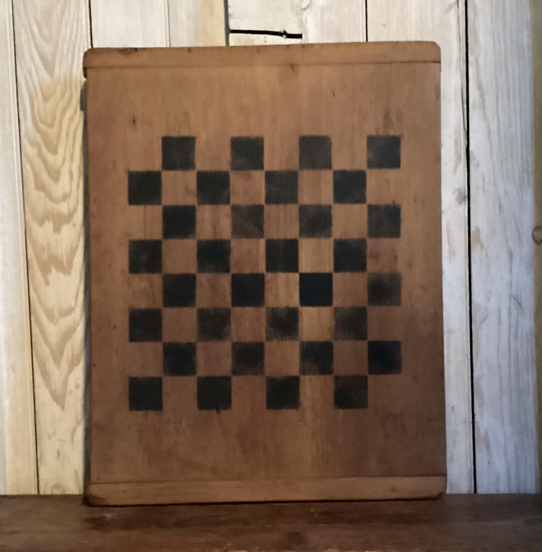 Checkerboard on an Old Breadboard - Etsy