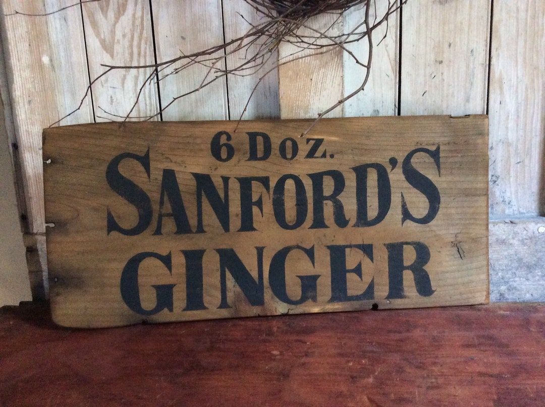 Sanford’s Ginger Sign - Etsy