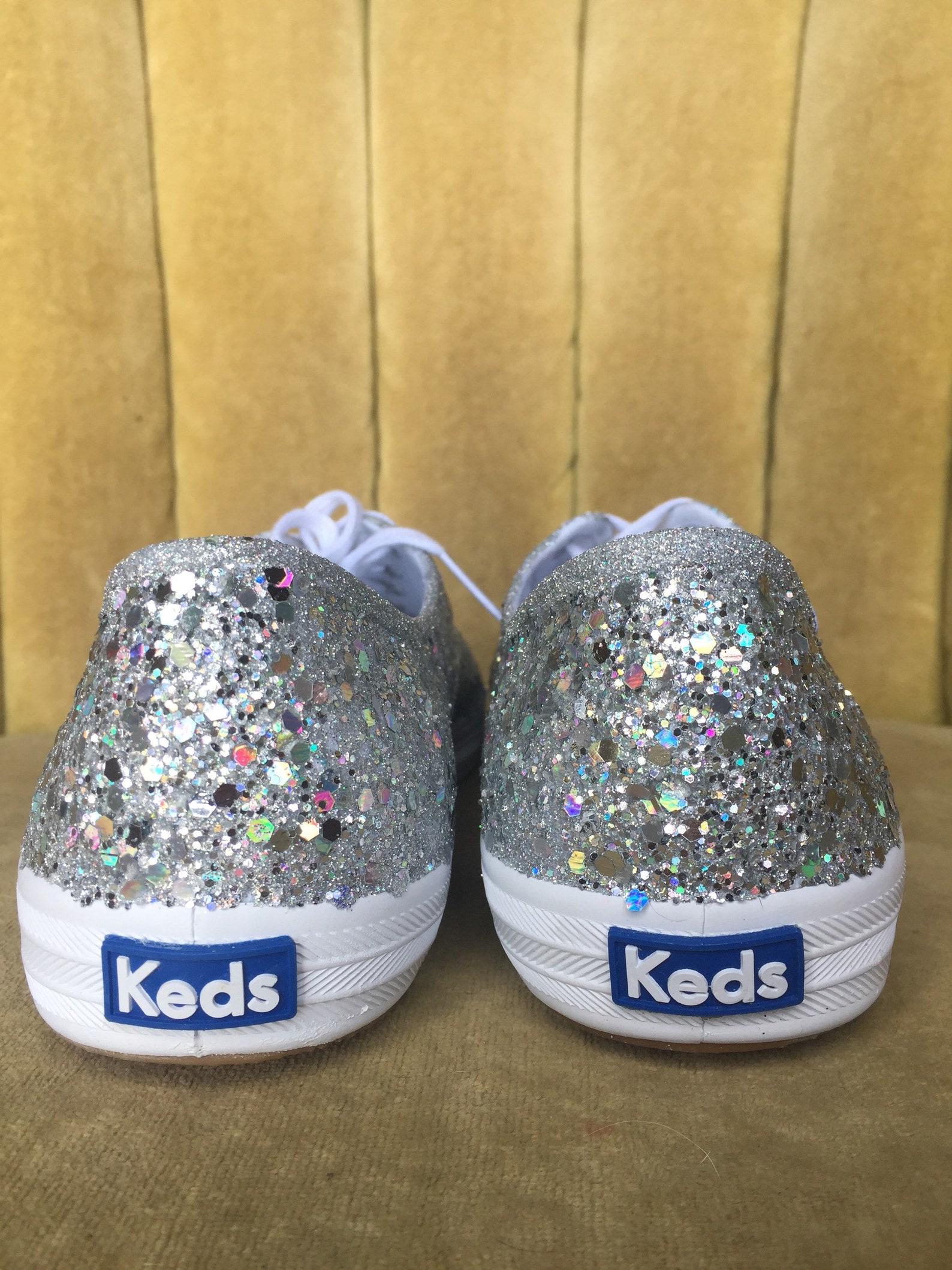 Authentic Holographic Silver Glitter Keds. - Etsy