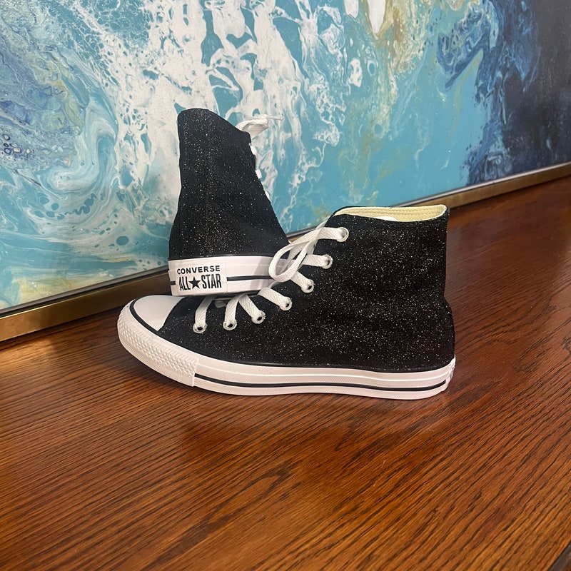 Black Converse - Etsy