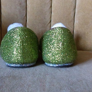 Tinker Bell Inspired Ballet Flats. Fairy Shoes. Sizes 5.5-11. - Etsy