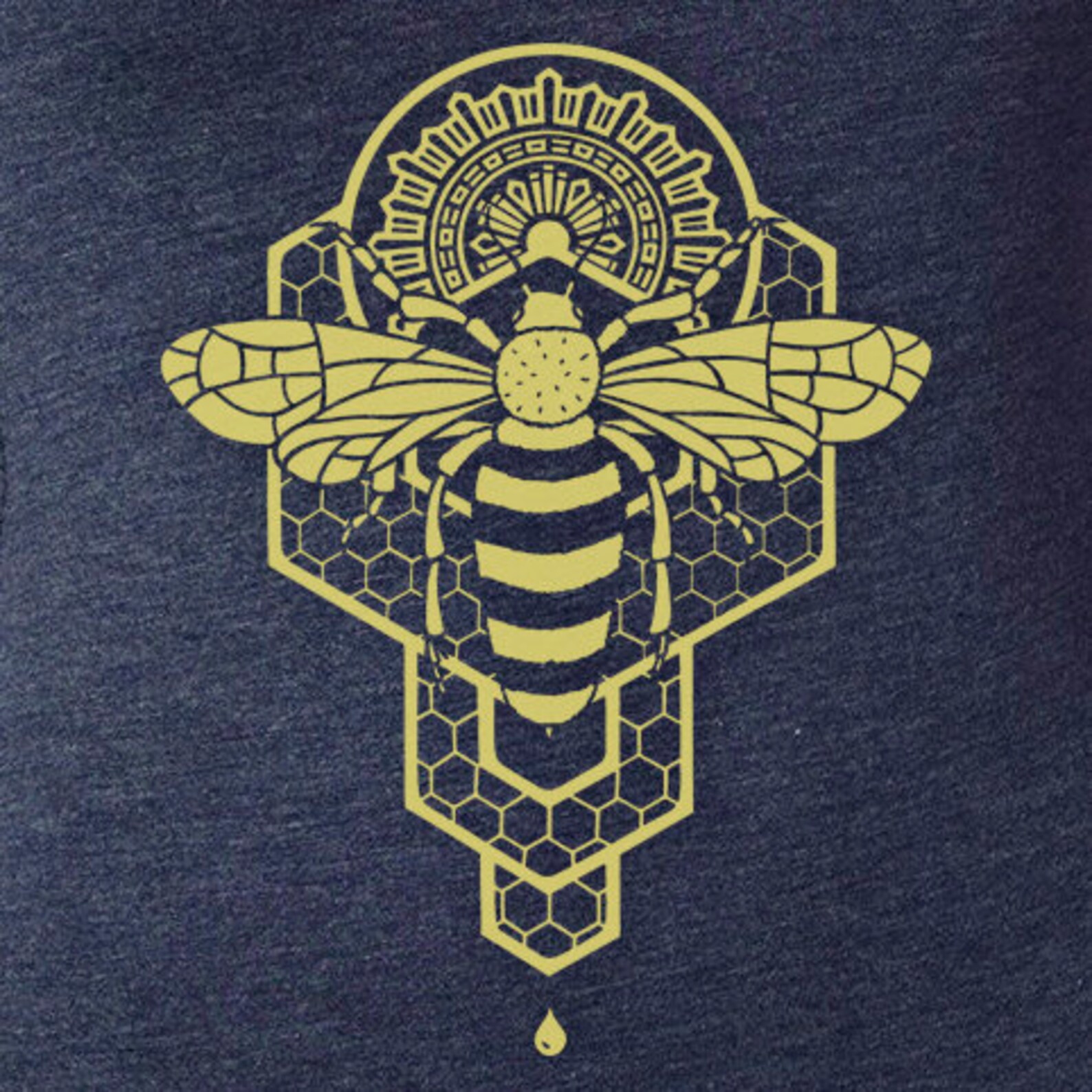 Bee Screen Printed Ladies Long Sleeve Scoop Neck Shirt - Etsy