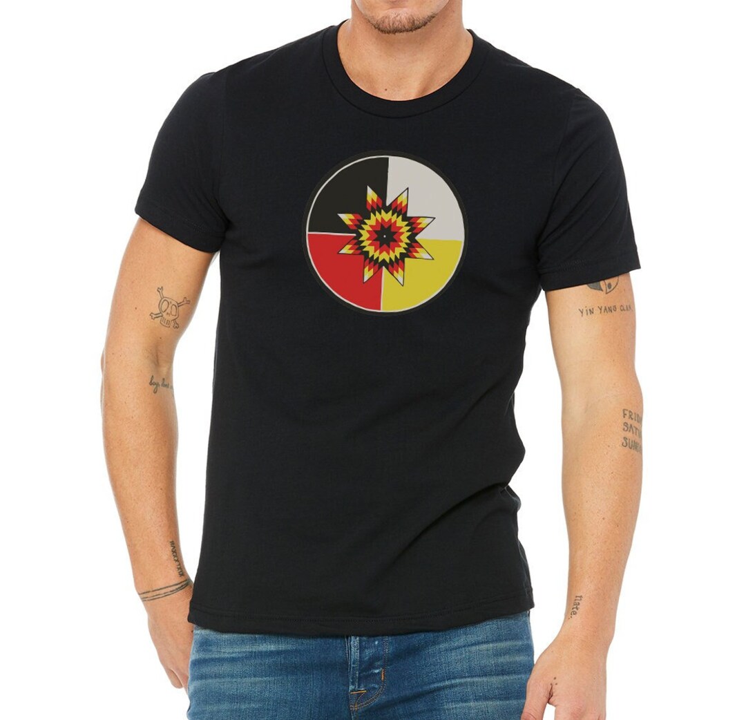 Medicine Wheel | Universal Tee | Black - Etsy