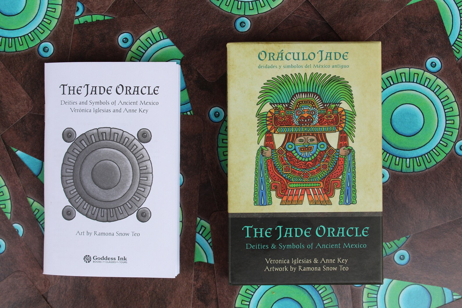 Deluxe Jade Oracle Deck: Deities & Symbols of Ancient Mexico Oracle ...