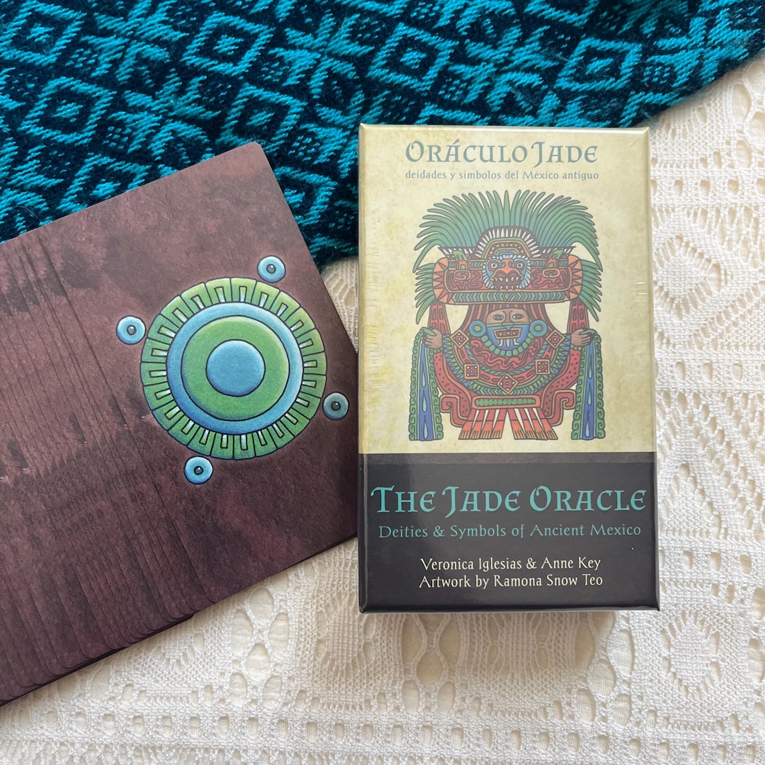 Regular Size Jade Oracle Deck: Deities & Symbols of Ancient Mexico ...