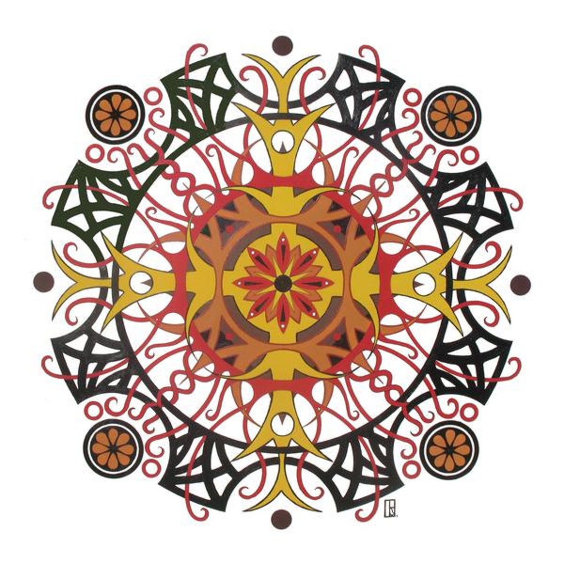 Kindness Mandala Art Print by Ramona Snow Teo - Etsy